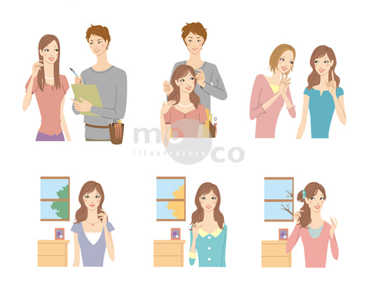 illustrators moco イラスト [カット]